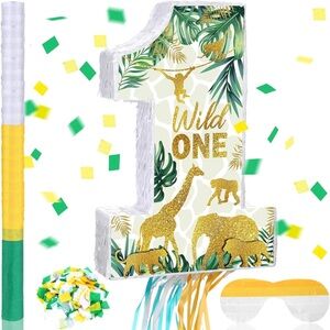 Source Unknown | Party Supplies | Number Piata For Wild One 1st ...